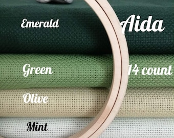 14 Count Aida Fabric | Etsy