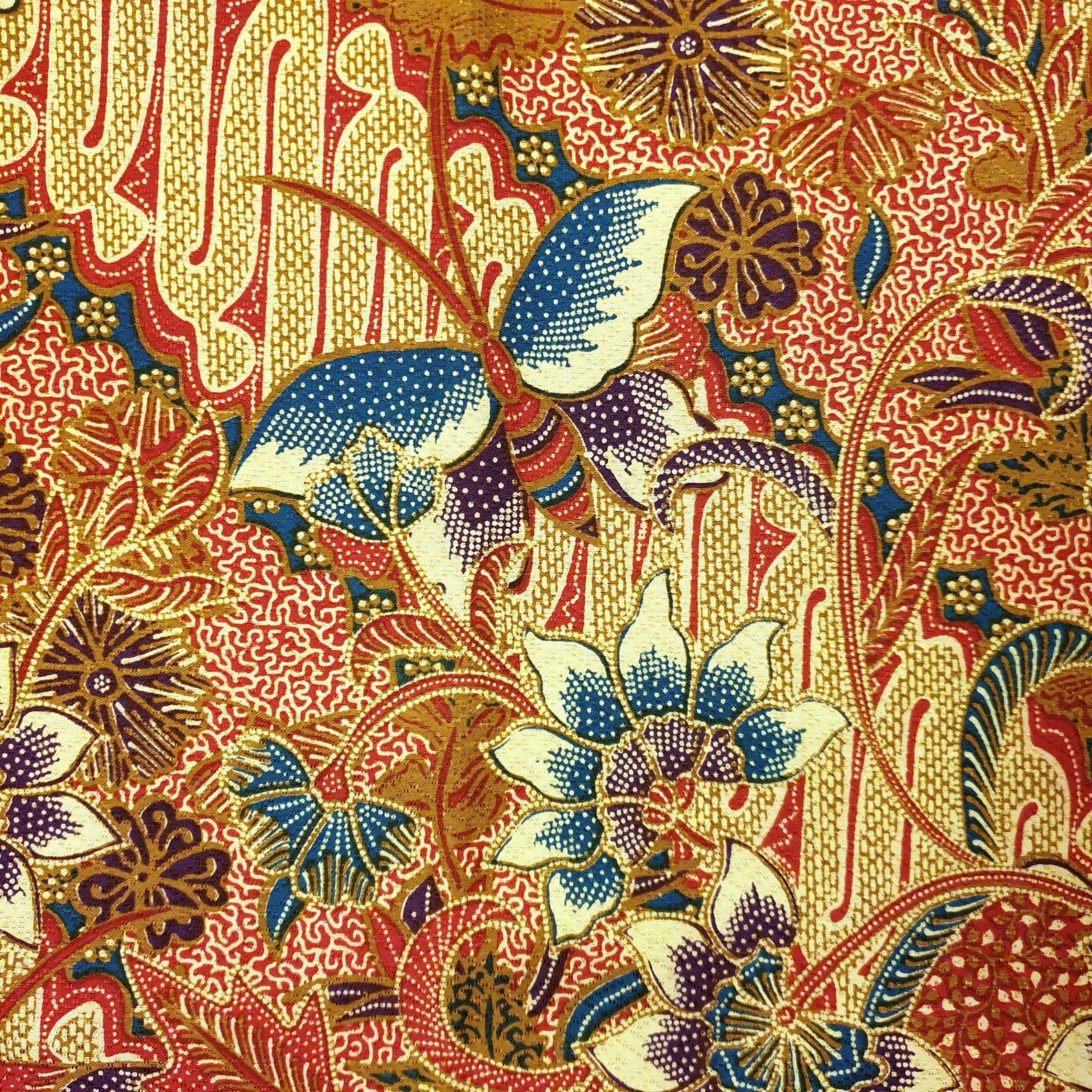 Indonesische Javanese Batik Stoff Classic Parang Long Cloth | Etsy