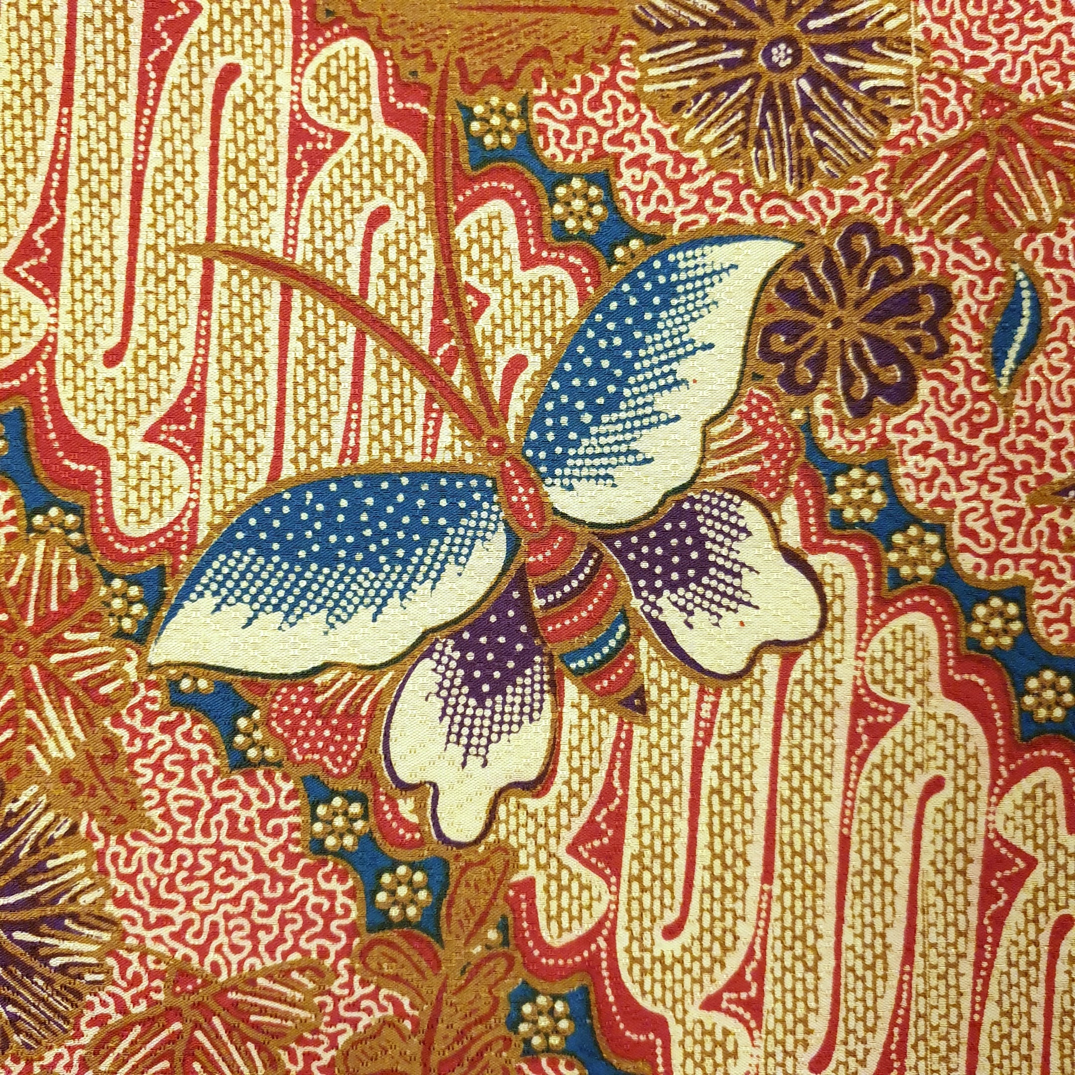 Indonesian Javanese Batik Fabric Classic Parang Long Cloth | Etsy