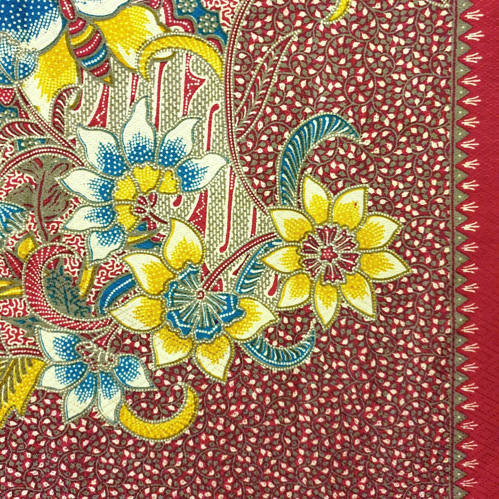 Indonesian Javanese Batik Fabric Classic Parang Long Cloth | Etsy