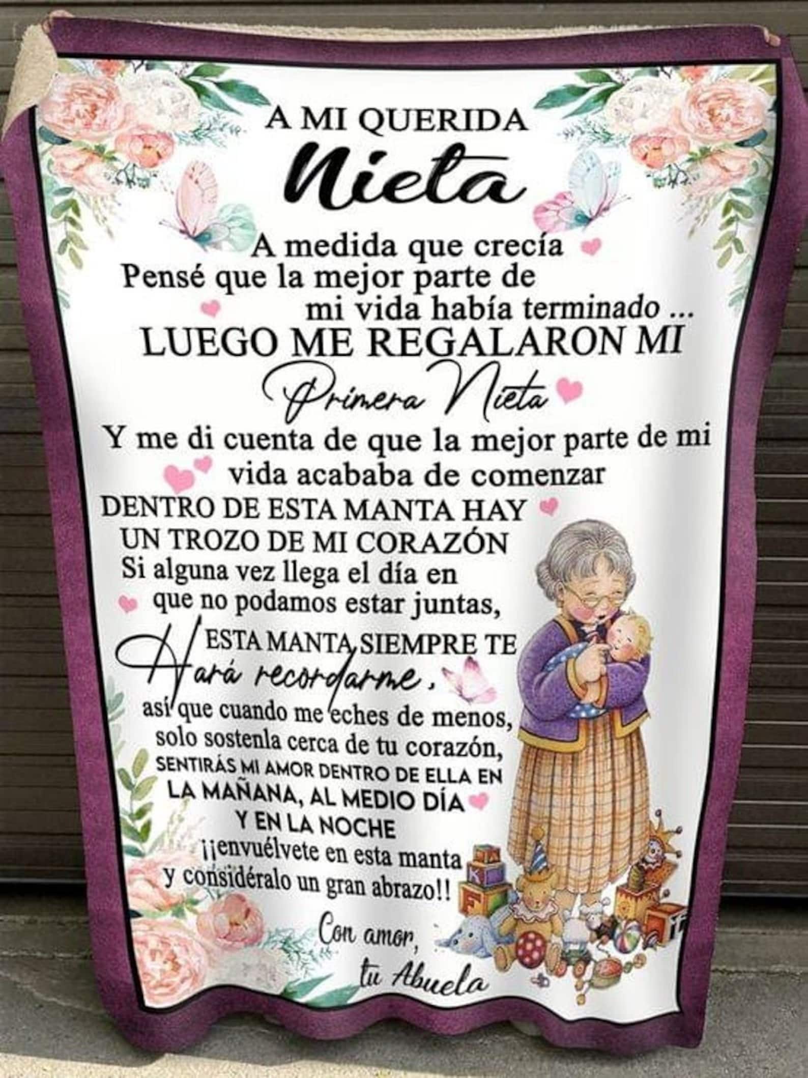 A Mi Querida Nieta A Media Que Crecia | Etsy