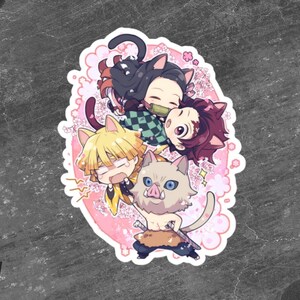 Demon Slayer Stickers - Etsy