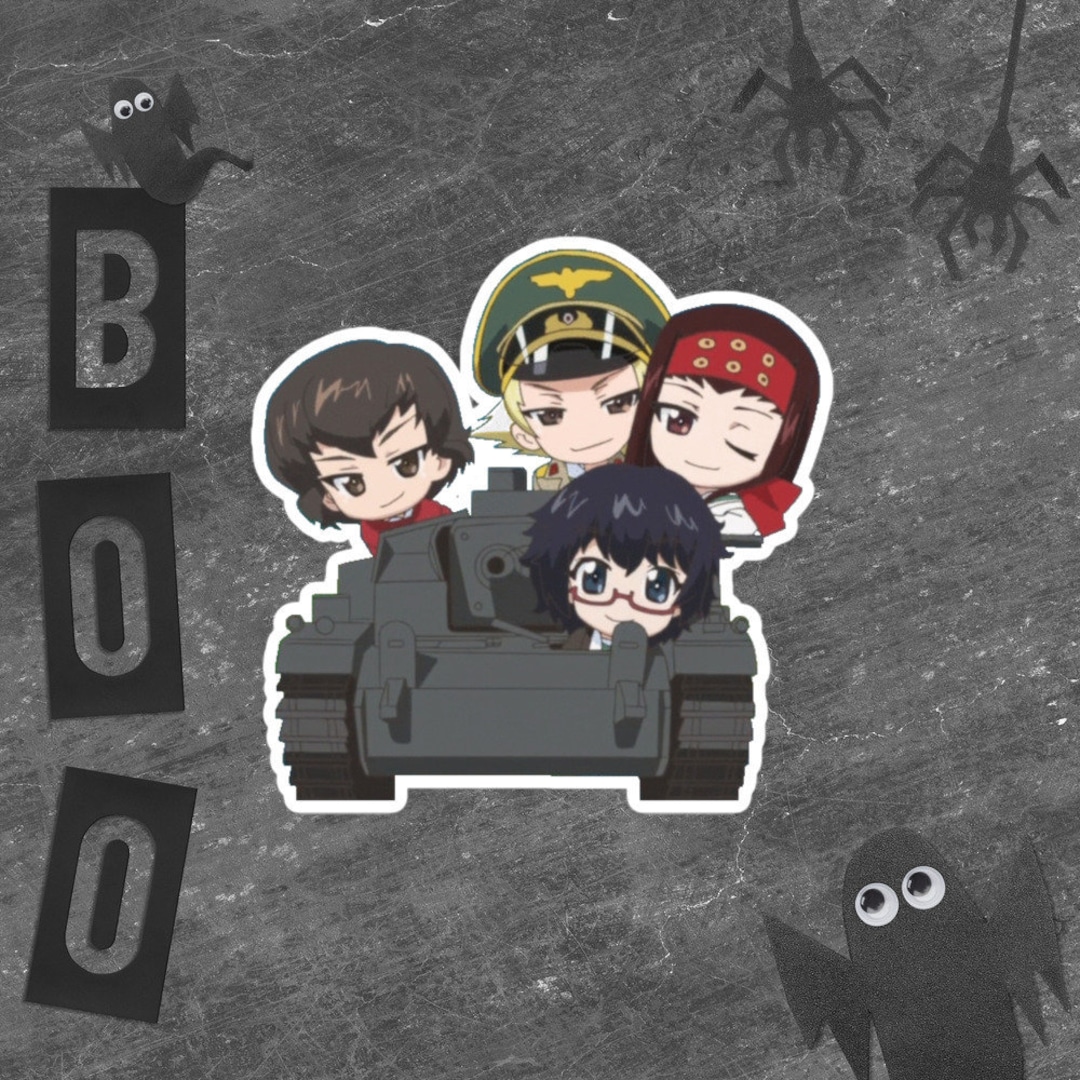 Girls Und Panzer Tank Stickers - Etsy