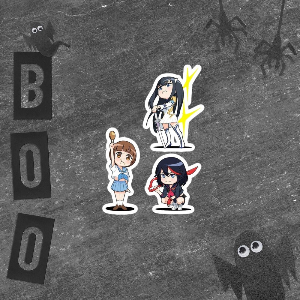 Pack: Ryuko Matoi, Mako Mankanshoku, Satsuki Kiryuin Stickers - Etsy