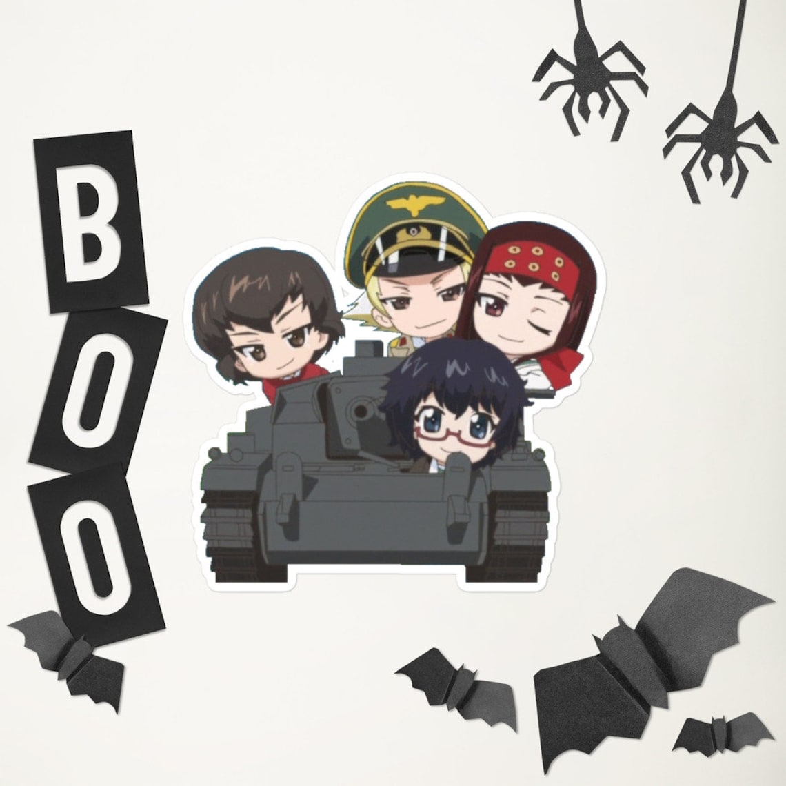 Girls Und Panzer Tank stickers | Etsy