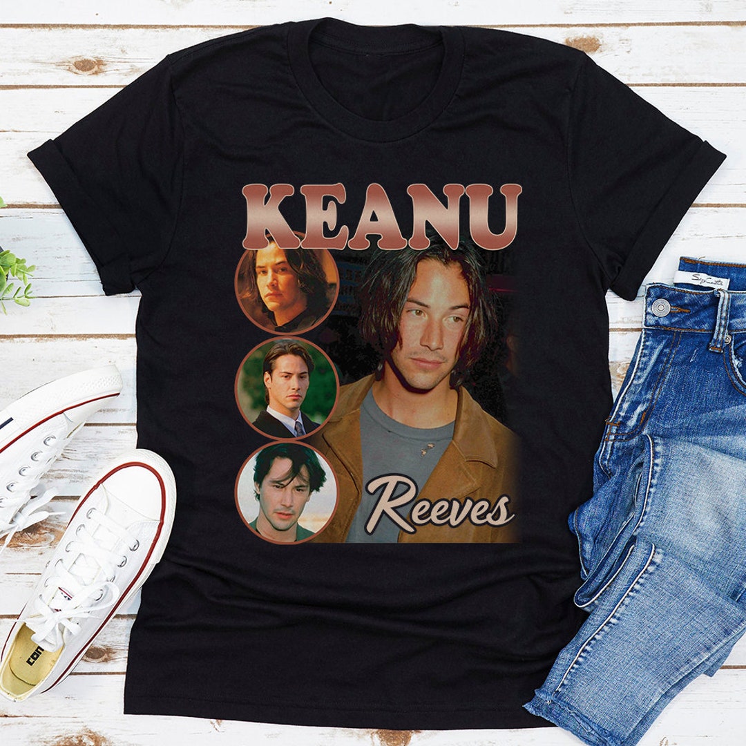Keanu Reeves Vintage 90s Tee, Retro Matrix John Wick Fan T-shirt ...