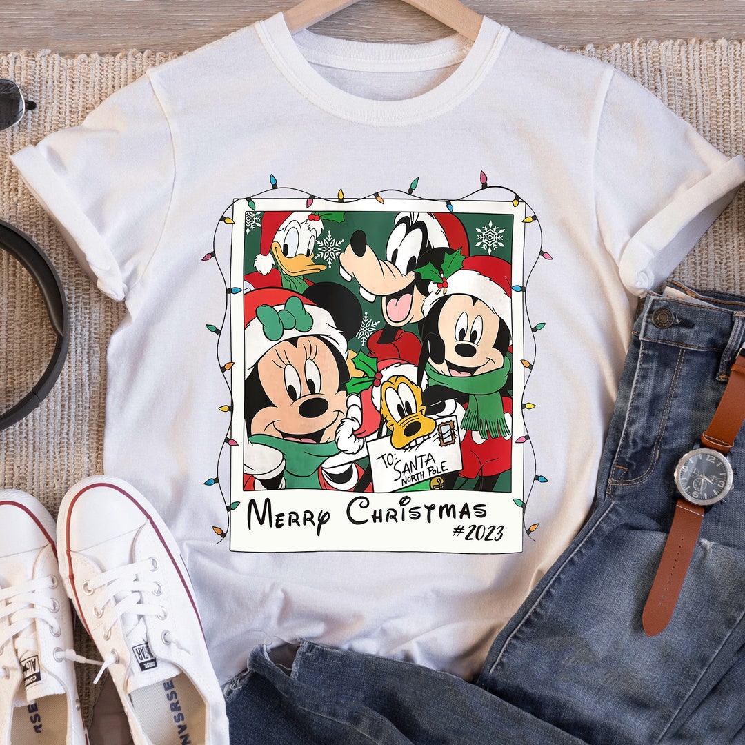 Disney Mickey and Friends Merry Christmas 2023 Pic Christmas - Etsy