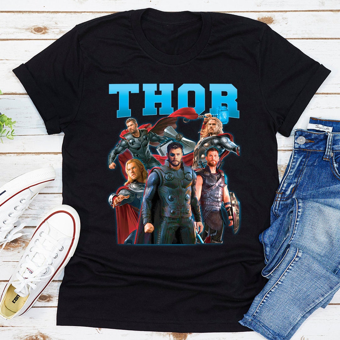 The Avengers Thor Shirt, Chris Hemsworth Fan T-shirt, Marvel Comics ...