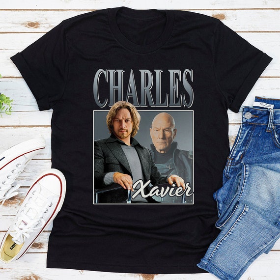X-men Charles Francis Xavier Shirt Professor X T-shirt - Etsy