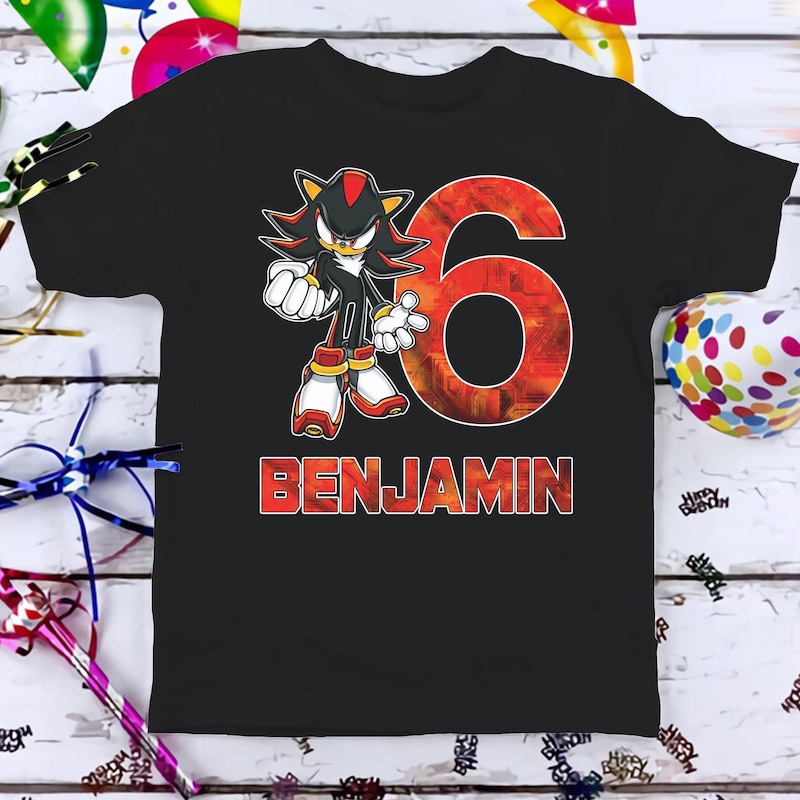 Sonic/shadow Shirts - Etsy