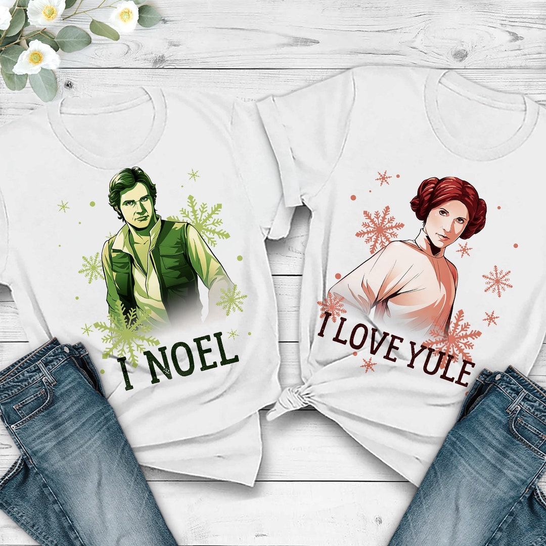 Cool Leia and Han Solo Winter Vibes I Love Yule I Noel - Etsy