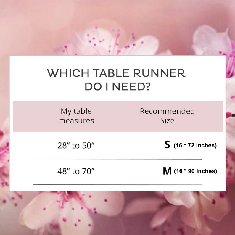 Persian Tile Table Runner | Cotton Twill, Kitchen Decor - Etsy