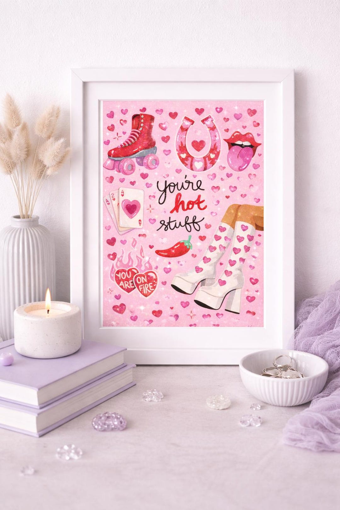 You Are Hot Stuff Print - Etsy
