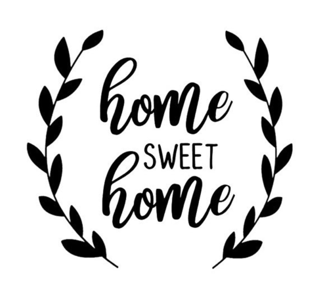 Home sweet home sticker / porte d'entrée / décoration - Etsy France