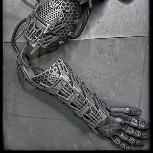 Cyberpunk Arms for Cosplay, Yellow LED, Cosplay Costume, Cosplay for ...