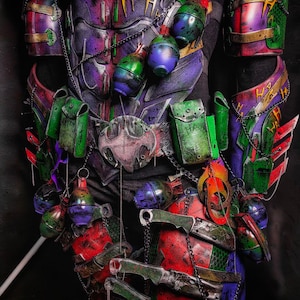 Jokerized Bat Superhero Cosplay - Etsy