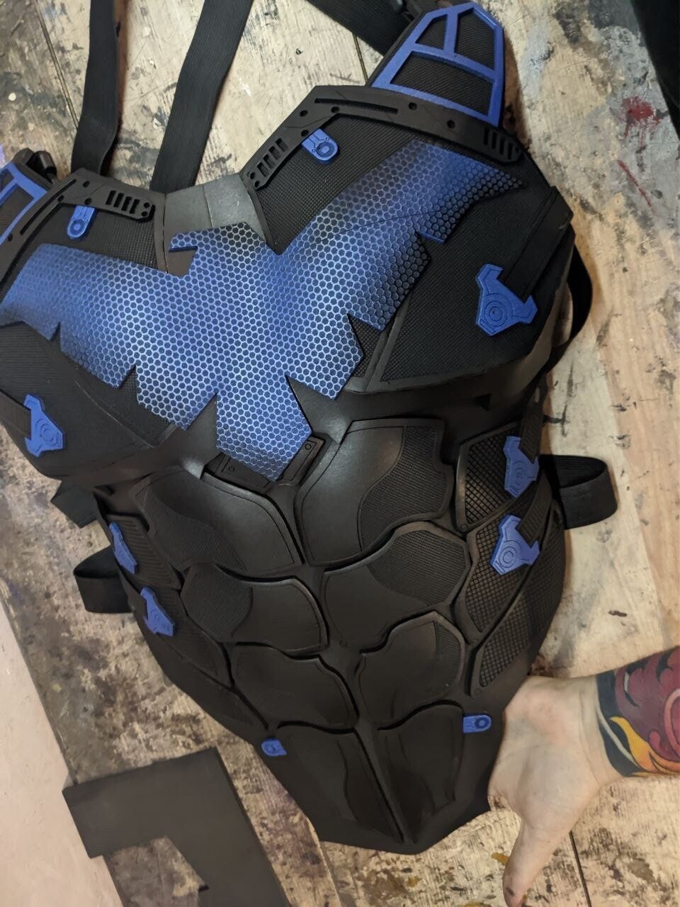 Nightwing Chest Armor for Cosplay - Etsy