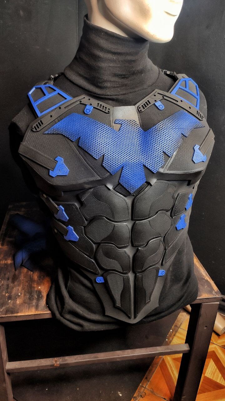Nightwing Chest Armor for Cosplay - Etsy