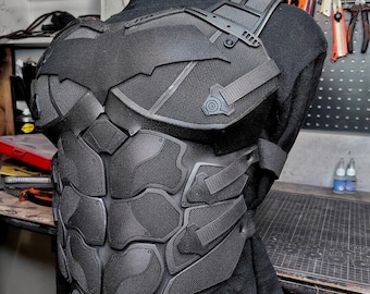 Bat Superhero of Arkham Asylum Chest Armor, Arkham Design. - Etsy