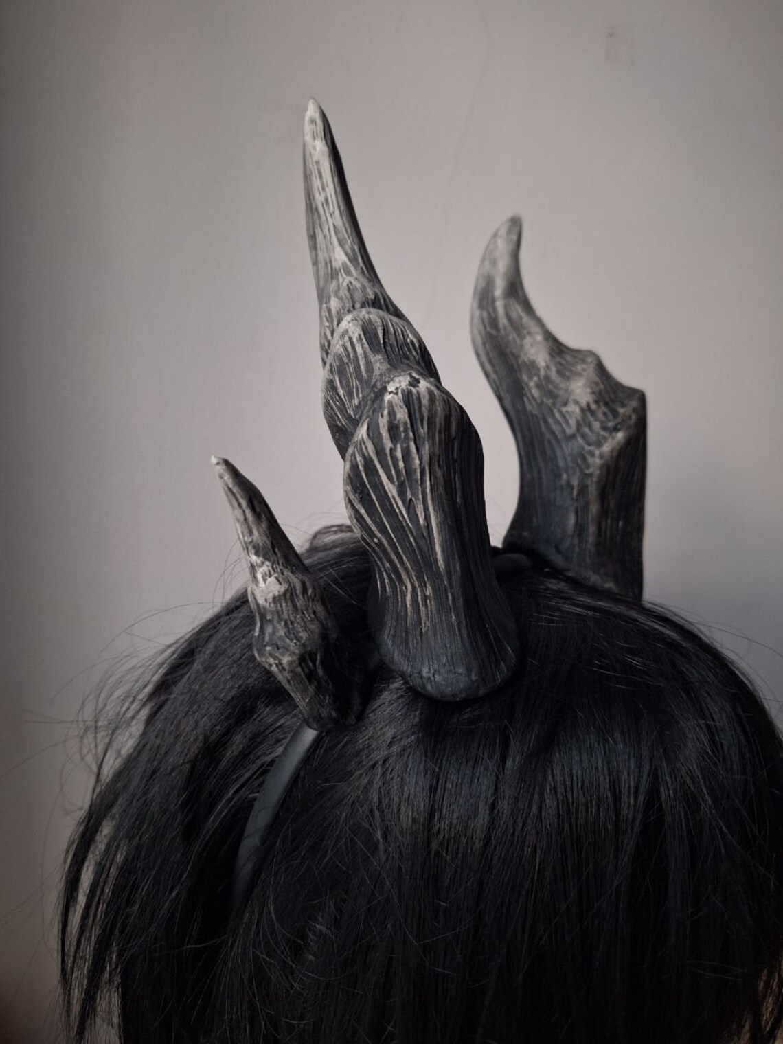 Realistic Demon Druid Unique Horns on the Headband - Etsy