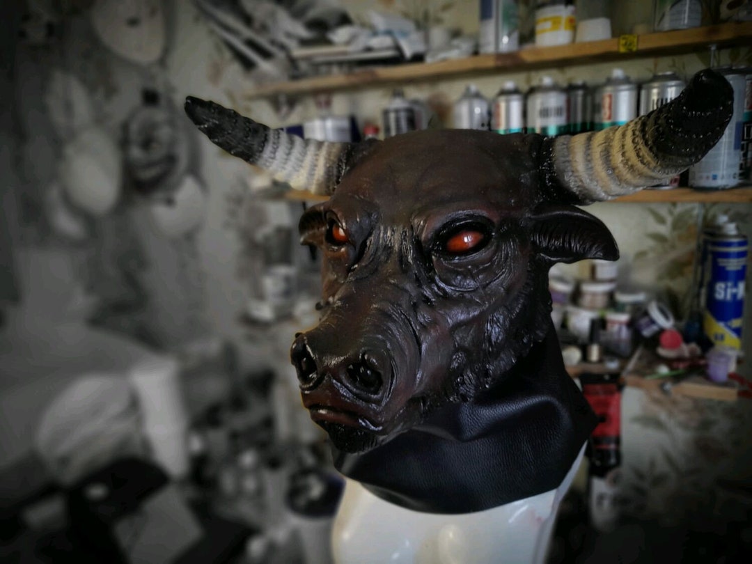 Mask Minotaur Minotaur Helmet - Etsy