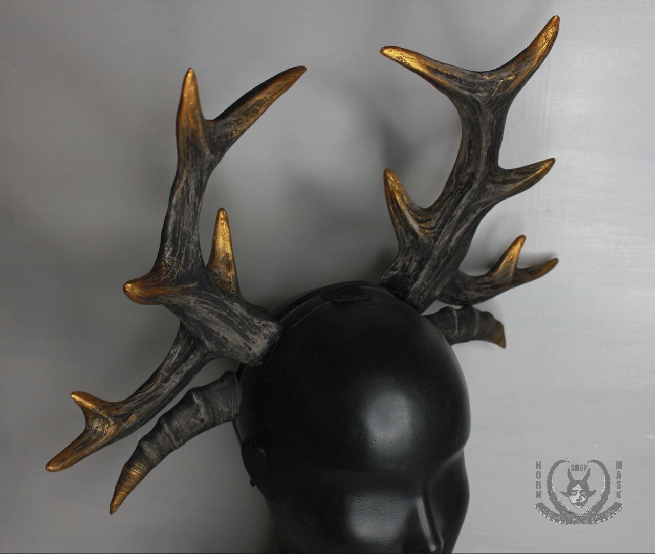 Realistic Forest Antlers of Deer, Druid Unusual Unique Horns on the ...