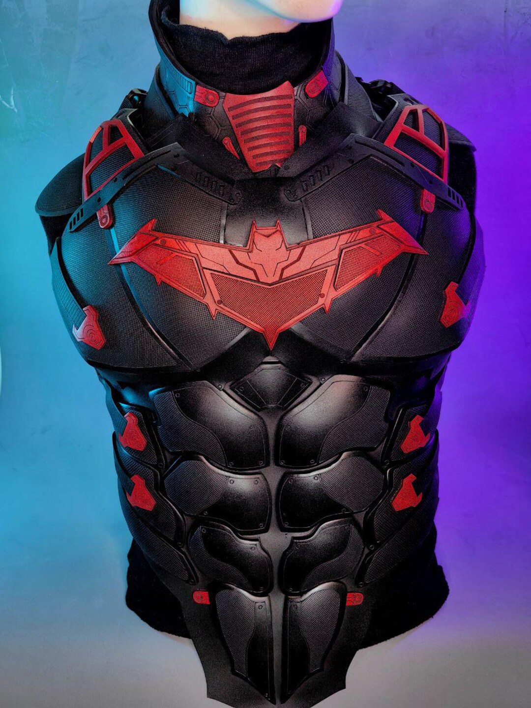 Super Hero Bat Chest Armor With Neck - Etsy