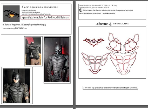 Batman Armor Blueprints