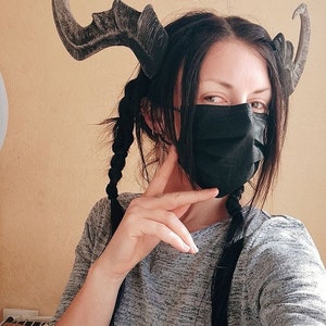 Realistic Demon Druid Drenei WOW Horns on the Headband - Etsy
