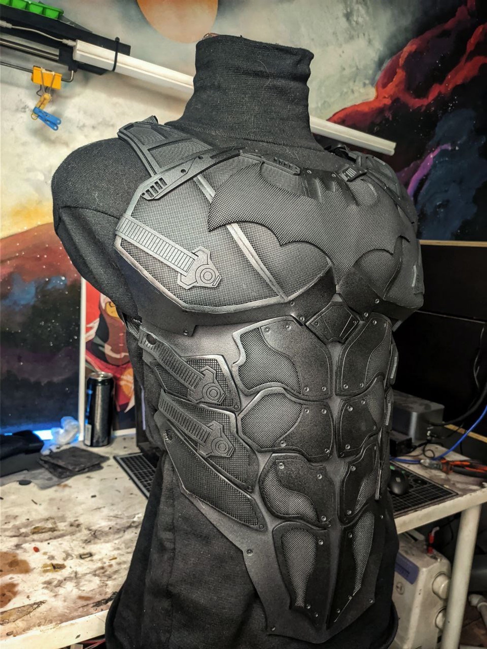 Bat Superhero of Arkham Asylum Chest Armor, Arkham Design. - Etsy