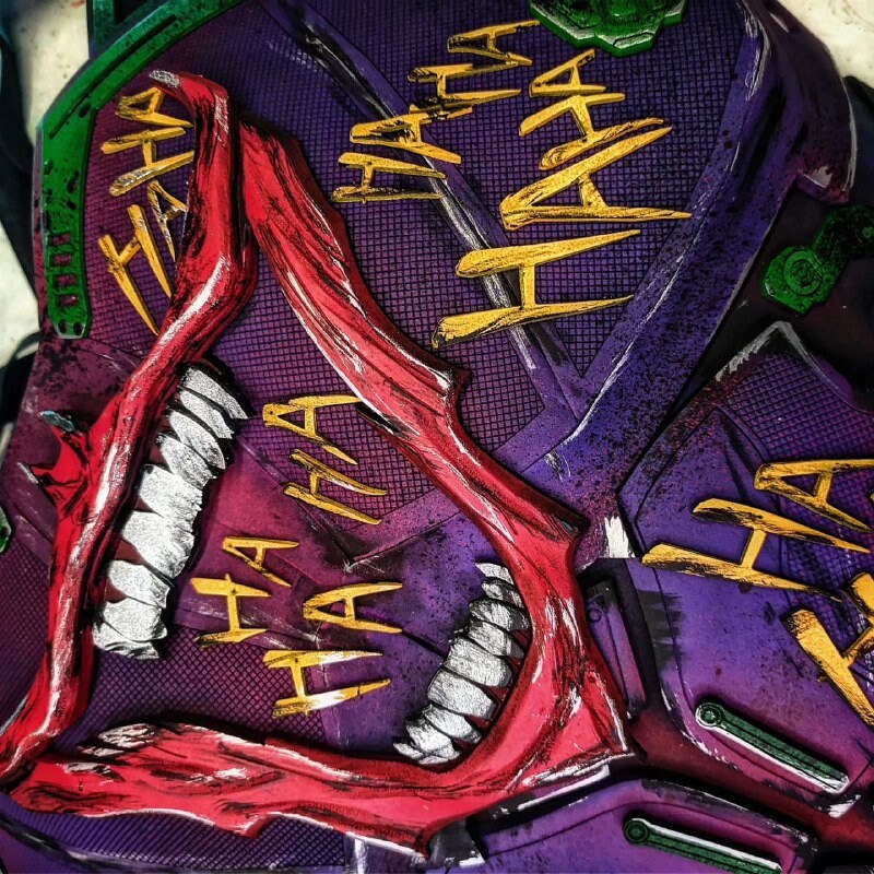 Custom Painting Super Hero Bat Chest Armor , Arkham Design. - Etsy