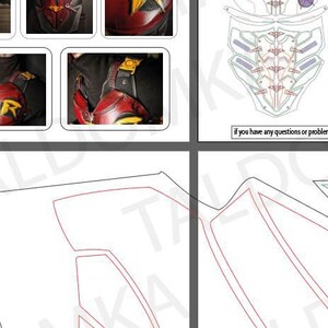 Robin Chest Template for Your Cosplay PDF File - Etsy