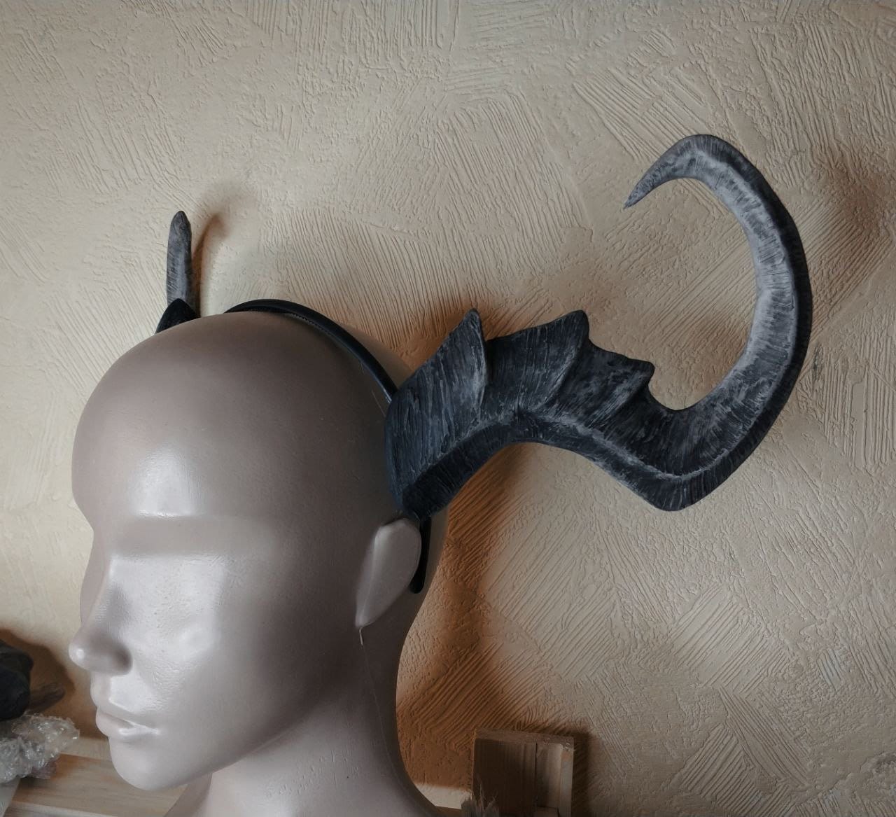Realistic Demon Druid Drenei WOW Horns on the Headband - Etsy Australia