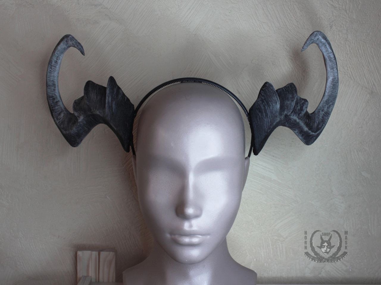 Realistic Demon Druid Drenei WOW Horns on the Headband - Etsy