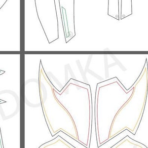 Robin Chest Template for Your Cosplay PDF File - Etsy