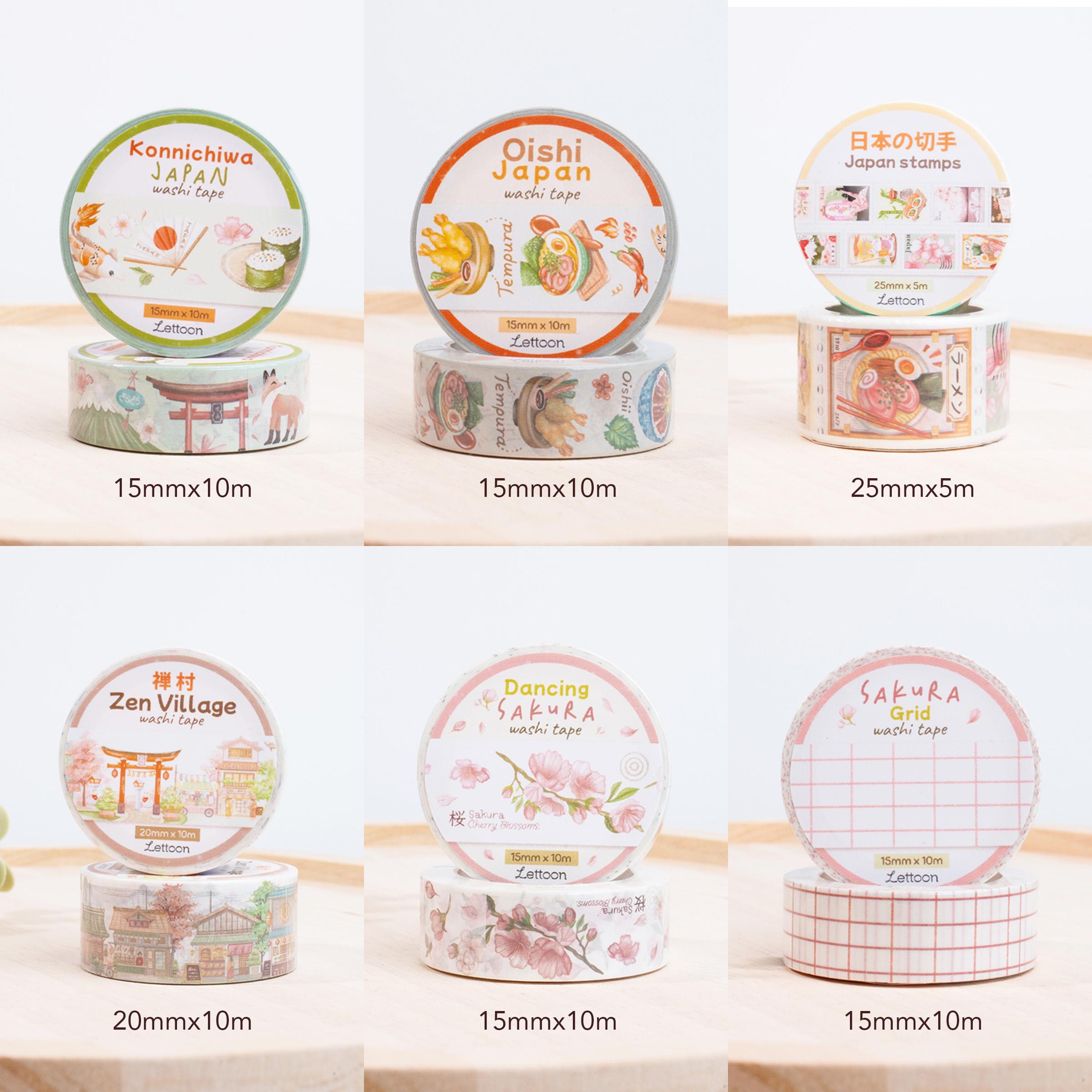 6 Japan Washi Tapes | Sakura, Japanese Stamps, Japanese Food and Houses ...