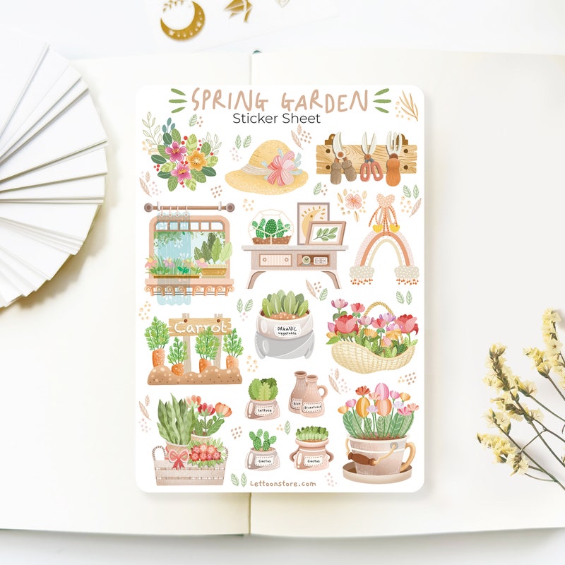 Plant Stickers - Etsy