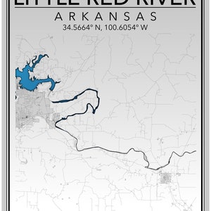 DIGITAL DOWNLOAD 16x20in Print of Little Red River, Arkansas! ***3 ...