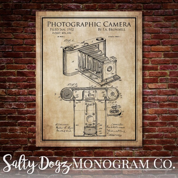 Camera Patent Print - Etsy