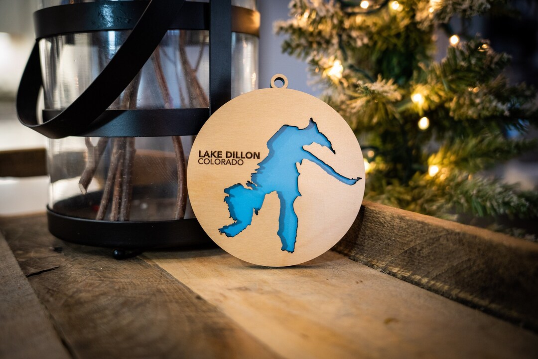 Laser Cut Wood Ornament- Lake Dillon, Colorado! - Etsy