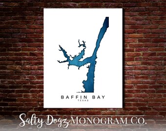 Baffin Bay Map - Etsy