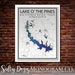 Wall Art Map Print of Lake O' the Pines, Texas! - Etsy