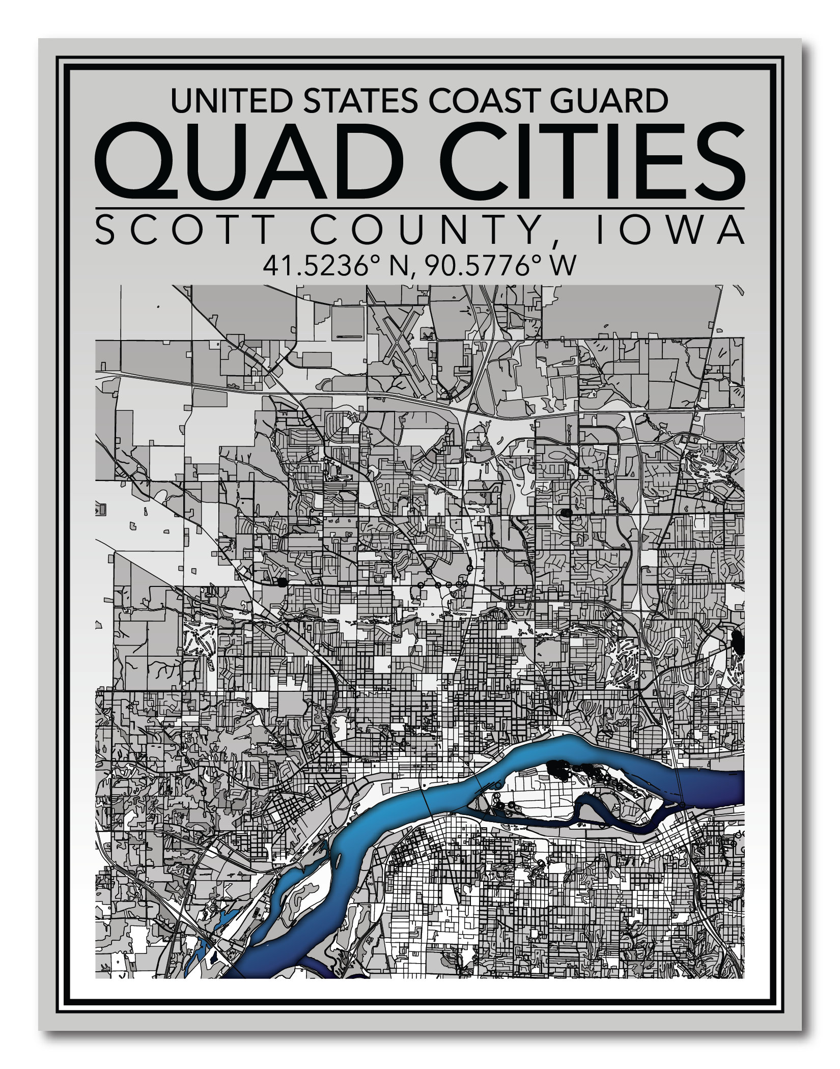 Quad Cities Map Of Unites States