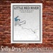 Wall Art Map Print of Little Red River, Arkansas!! - Etsy