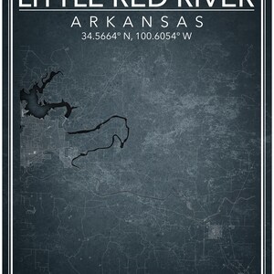 DIGITAL DOWNLOAD 16x20in Print of Little Red River, Arkansas! ***3 ...