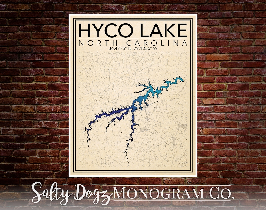 DIGITAL DOWNLOAD 11x14in Print of Hyco Lake, North Carolina! ***3 ...