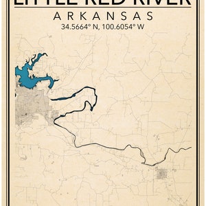 DIGITAL DOWNLOAD 16x20in Print of Little Red River, Arkansas! ***3 ...