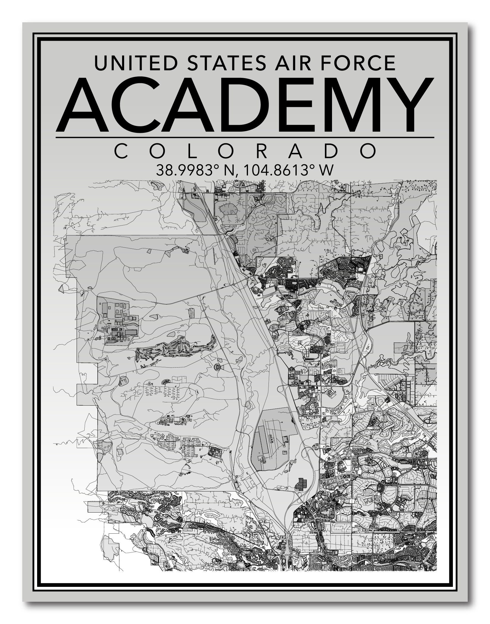 Usafa Campus Map United States Air Force... United States Air Force