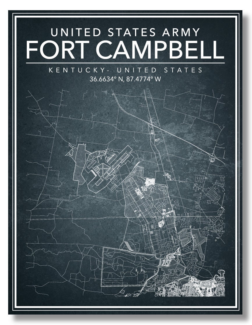 Fort Campbell Map H Street