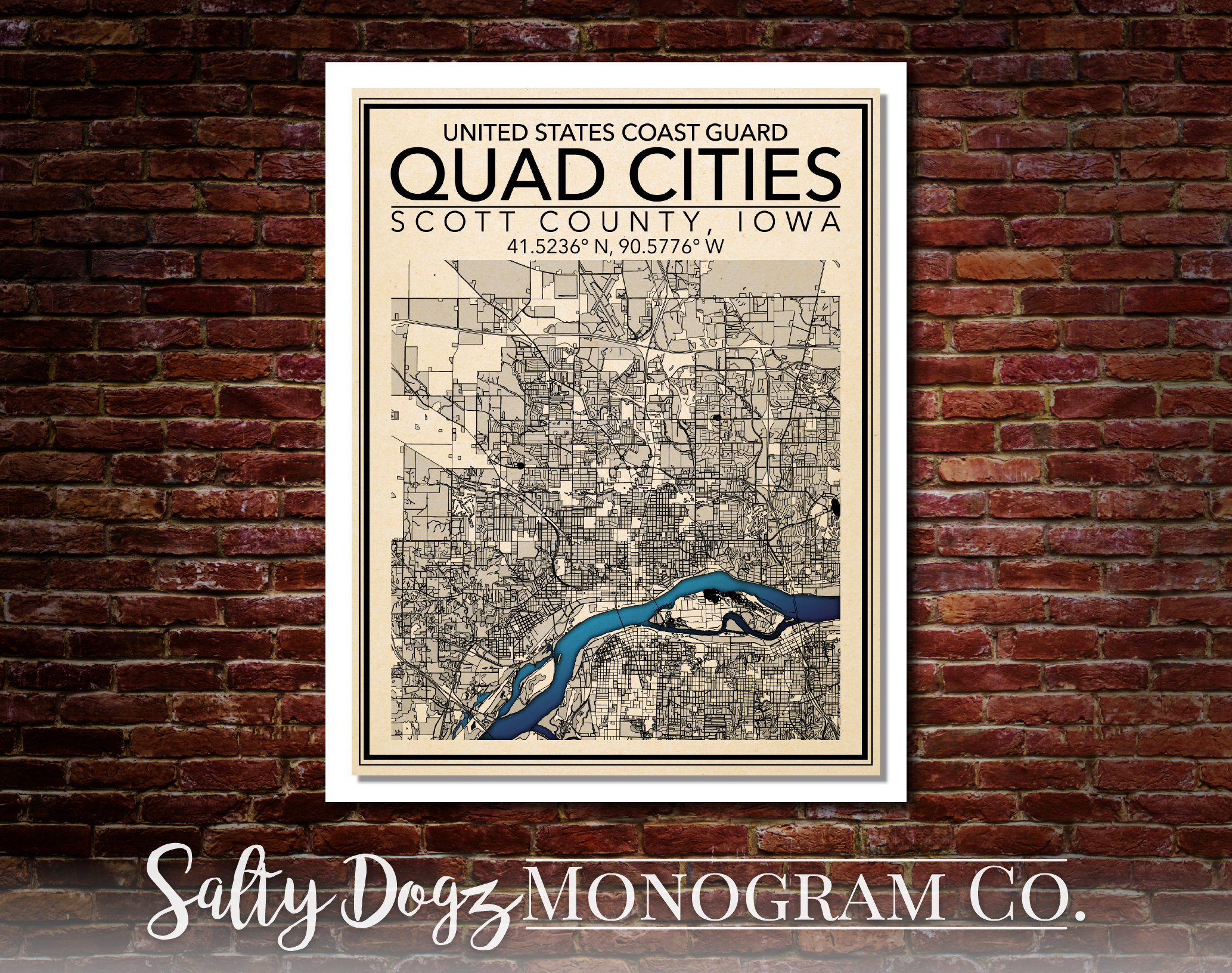 Quad City Area County Map Directions And Maps